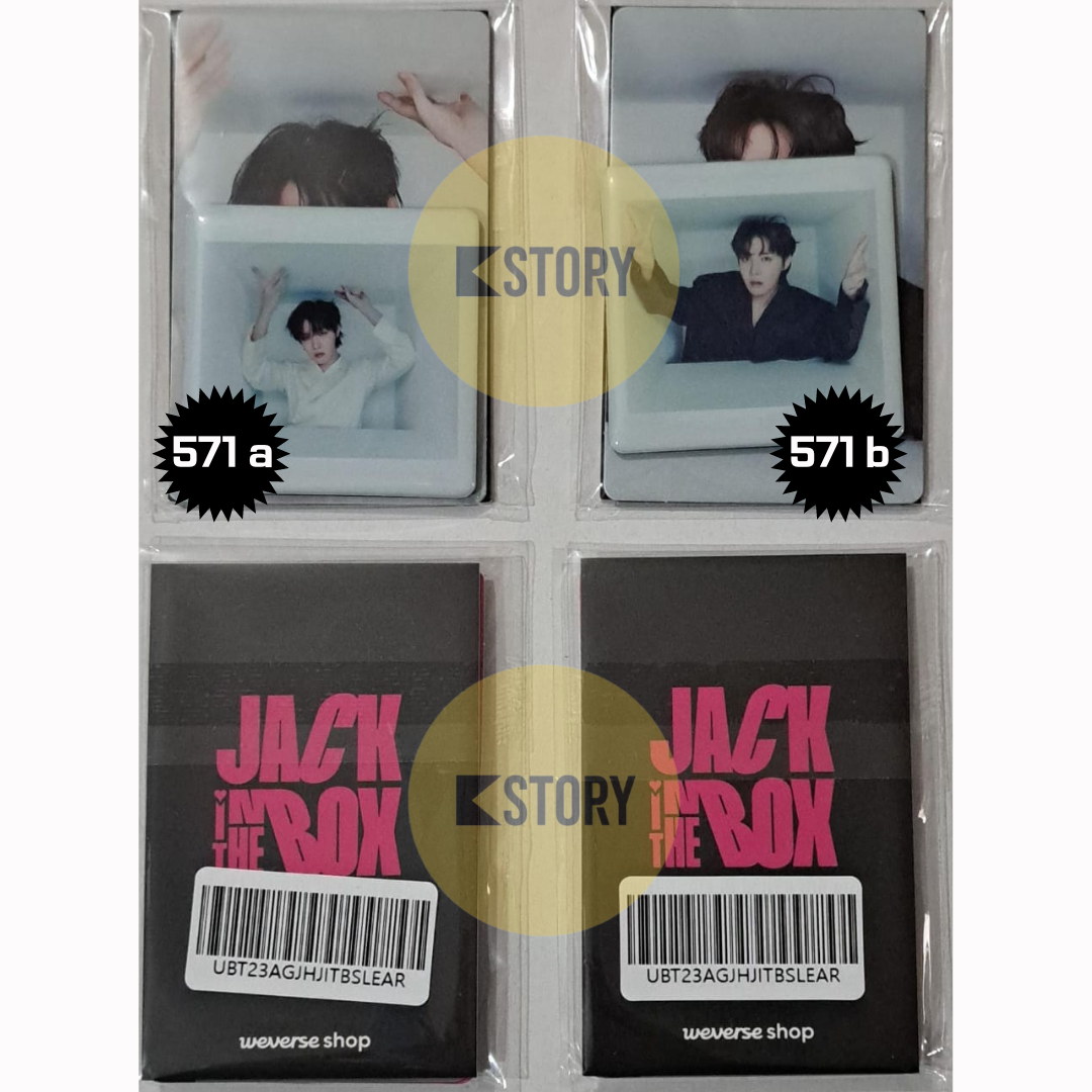 [Photocard 571-572] BTS J-HOPE - JACK IN THE BOX 1ST SINGLE ALBUM HOPE – KStory España